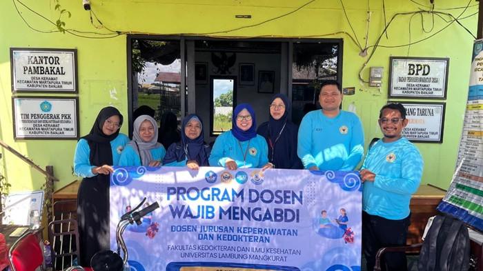 Pengabdian di Desa Keramat, PDWA FKIK ULM Tingkatkan Pasien Kronis ...