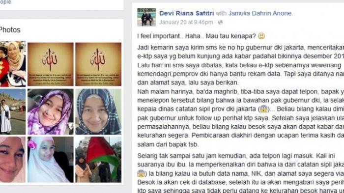 Setelah SMS Ahok, Masalah E-KTP Perempuan Ini Selesai, "Rasanya Mimpi ...