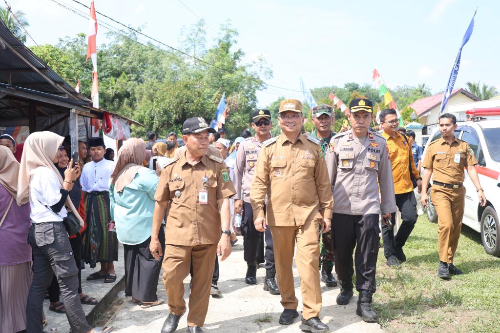 Program Bunga Desa di Hayup, Bupati dan Wabup Tabalong Terima Masukan ...