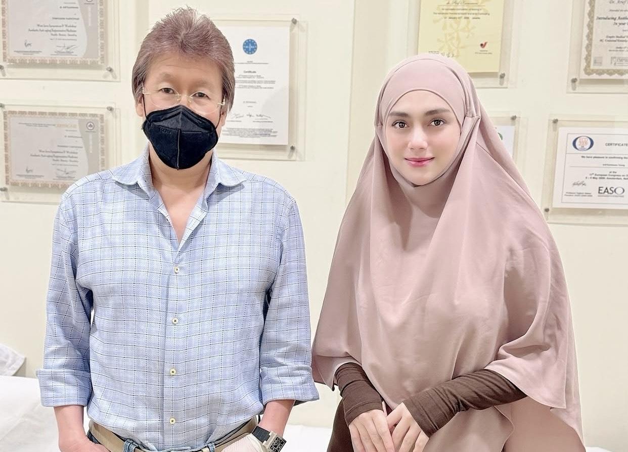 Penampilan Celine Evangelista Konsultasi Berat Badan Tuai Komentar, Pakai Syar'i Datangi dokter ...