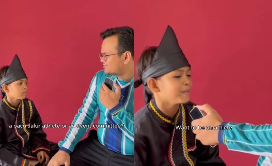 Sosok Dika the Aura Farming on Boat, Bocah Menari dalam Tradisi Pacu ...