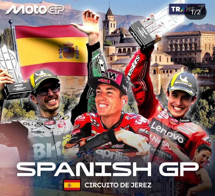 Link Live Streaming TV Online MotoGP Spanyol 2025 Sprint Race Hari Ini Jam 20.00 WIB, Delay ...