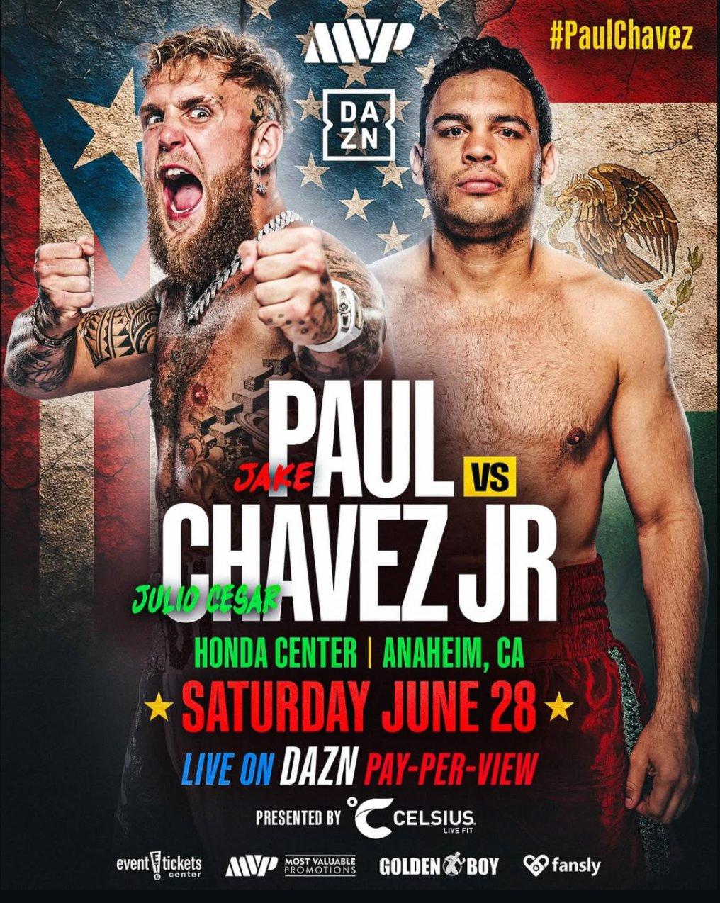 Jadwal Tinju Dunia Hari Minggu Ini Jake Paul vs Julio César Chávez Jr ...