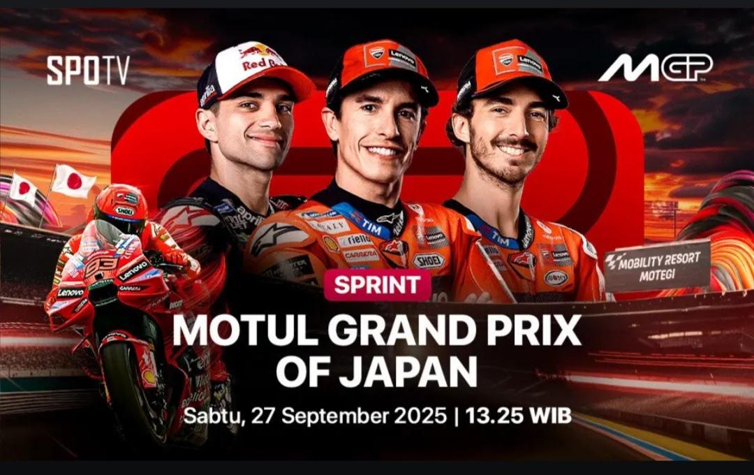 Jam Tayang dan Jadwal Sprint Race MotoGP Jepang Siaran Trans7-TV Online Siang Hari Ini Jam 13.00 ...