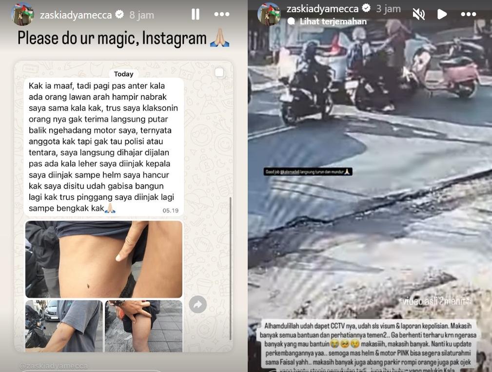 Sosok yang Buat Karyawan Zaskia Adya Mecca Babak Belur Terekam, Bukti ...