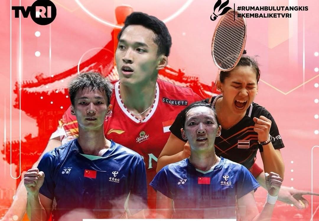 Live Gratis TVRI Sport! Jadwal dan Link Streaming Badminton China Masters 2025 Hari Rabu ini ...
