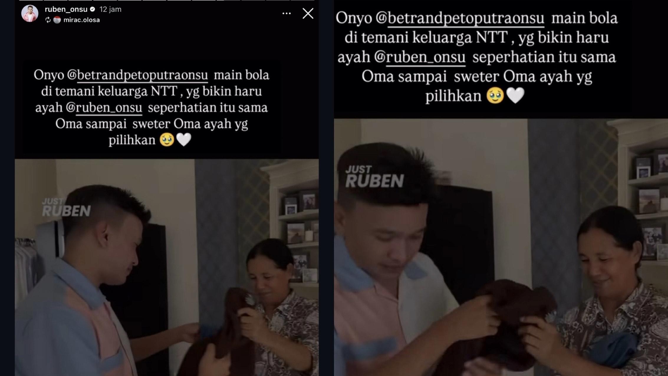 Tanpa Sarwendah, Perlakuan Ruben Onsu pada Oma Betrand Peto dari NTT ...