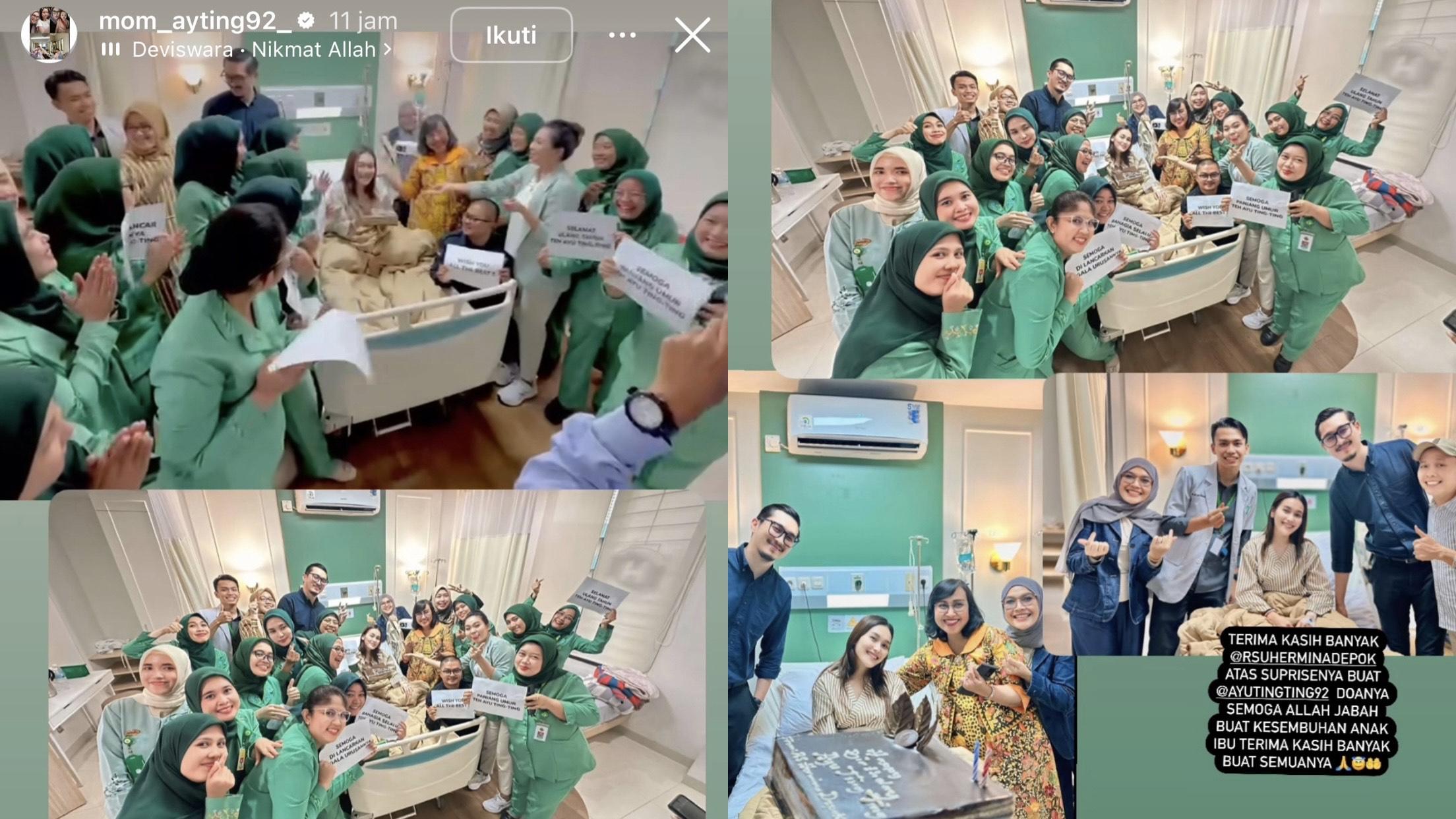 Tak Juga Pulang dari RS, Kondisi Ayu Ting Ting yang Sakit Terekam Imbas Perlakuan para Nakes ...