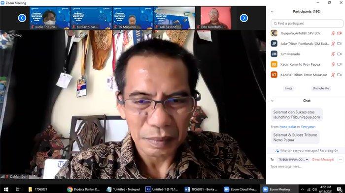 Launching Tribun-Papua.com, Mata CEO Tribun Network Dahlan Dahi Berkaca ...
