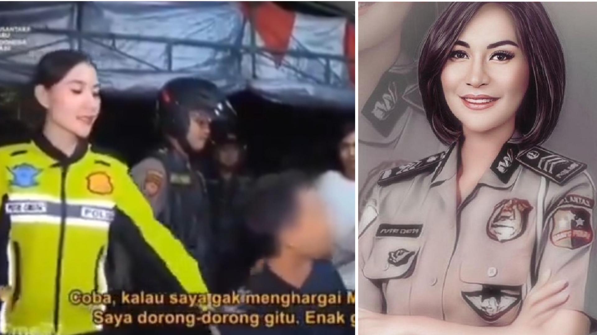 NTMC Merespon, Sosok Briptu Putri Sirty Cikita Polwan Viral Disebut Tak ...