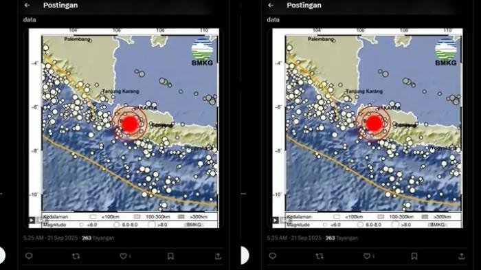 Gempa Terkini BMKG : Sukabumi Jawa Barat Diguncang Gempa 2,3 Magnitudo dengan Kedalaman 6 Km ...
