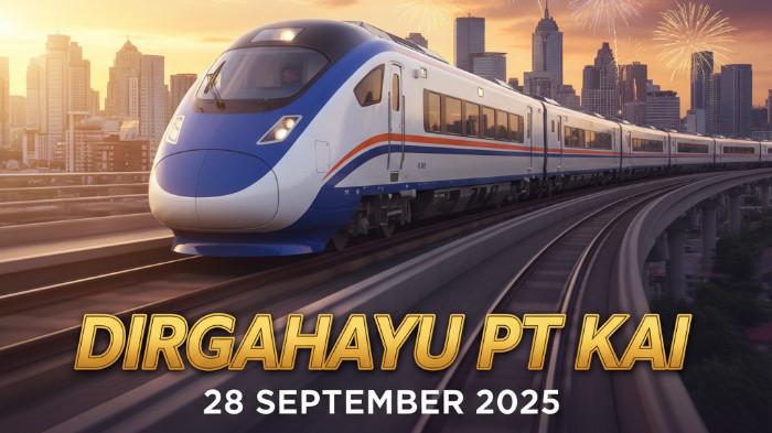 50 Ucapan HUT KAI 28 September 2025: Mari Bersama Dukung Kemajuan Perkeretaapian - Tribunbanten.com