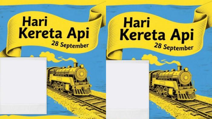 10 Twibbon Hari Kereta Api Indonesia 28 September 2025, HUT ke-80 KAI - Tribunbanten.com