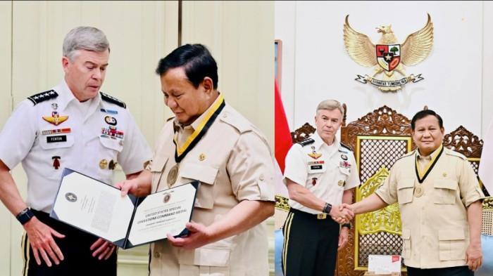 Presiden Prabowo Terima Medali Kehormatan dari Komando Operasi Khusus ...