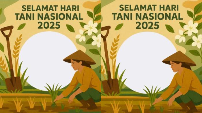 25 Twibbon Hari Tani Nasional 2025, Cocok Jadi Foto Profil Instagram, Facebook dan WhatsApp ...