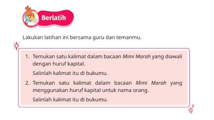 Kunci Jawaban Bahasa Indonesia Kelas 2 SD, Bacaan Mimi Marah yang ...