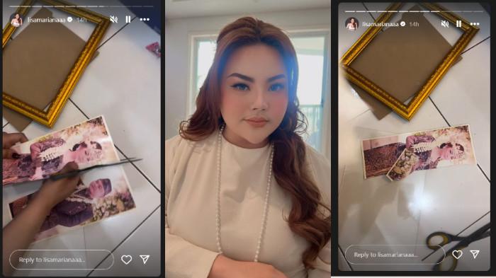 Lisa Mariana Ngaku Janda, Robek Foto Pernikahan dengan Suami: Day 3 Bobo Sendiri - Tribunbanten.com