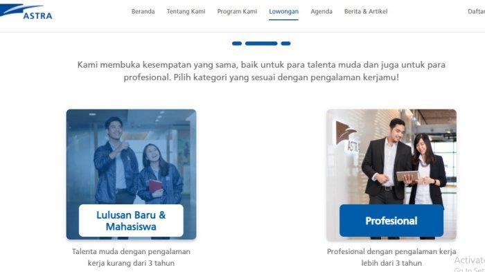 Dibuka Lowongan Kerja PT Astra International Tbk Periode 2025, Banyak Posisi Tersedia, Ini ...