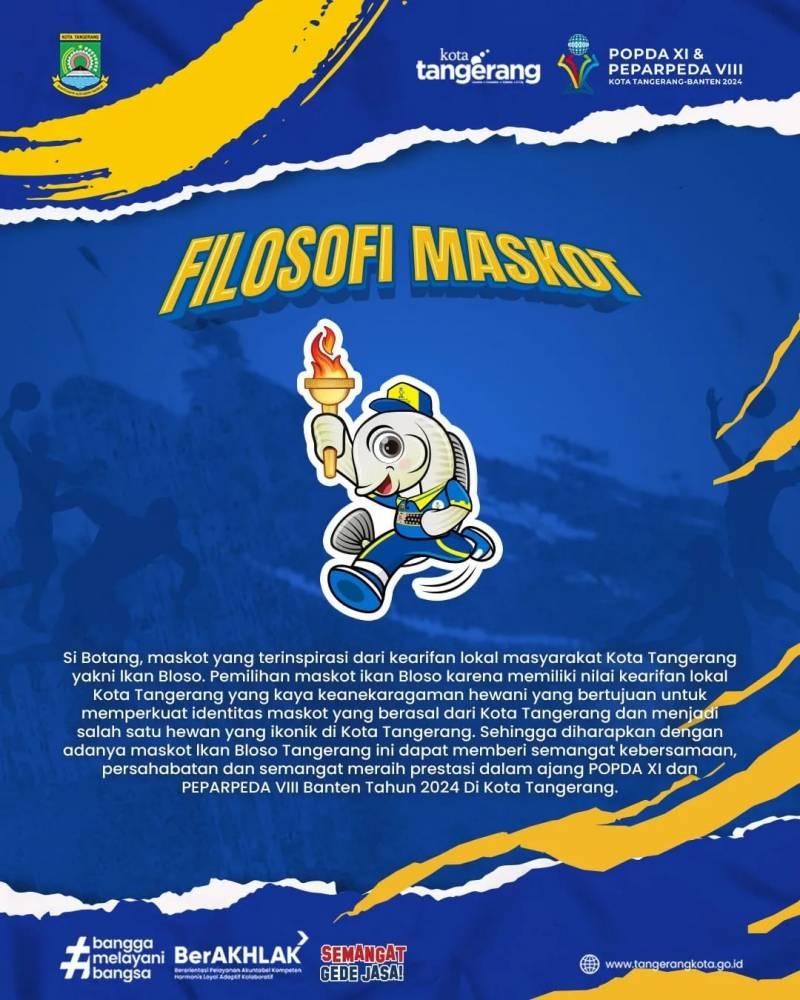 Bloso Sosok Ikan Jadi Maskot Popda XI dan Peparpeda VIII Banten 2024 ...