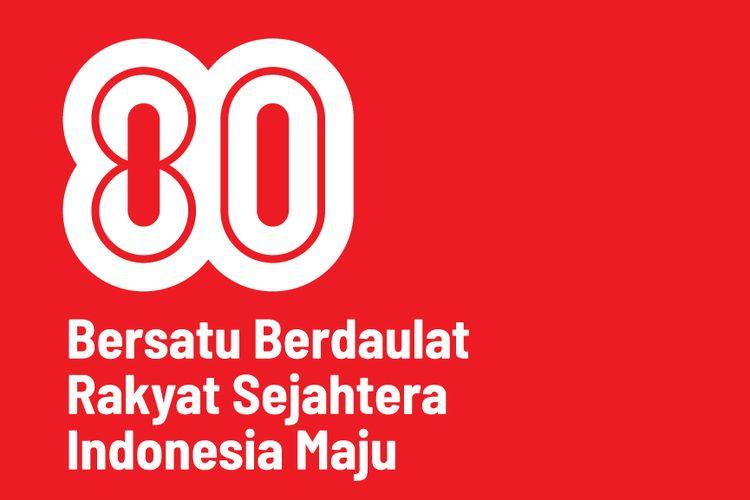 Arti Logo HUT 80 Tahun Indonesia, Berikut LINK Download Resminya Gratis ...