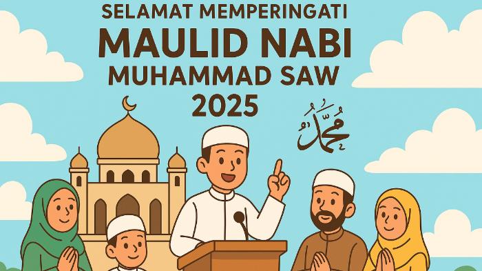 50 Ucapan Maulid Nabi Muhammad SAW 2025, Meneladani Akhlak Mulia Rasulullah - Tribunbanten.com