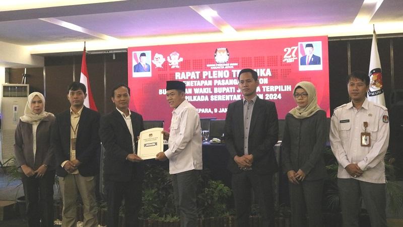 Ditetapkan sebagai Bupati dan Wakil Bupati Jepara Terpilih, Wiwit-Ibnu Hajar Malah Absen ...