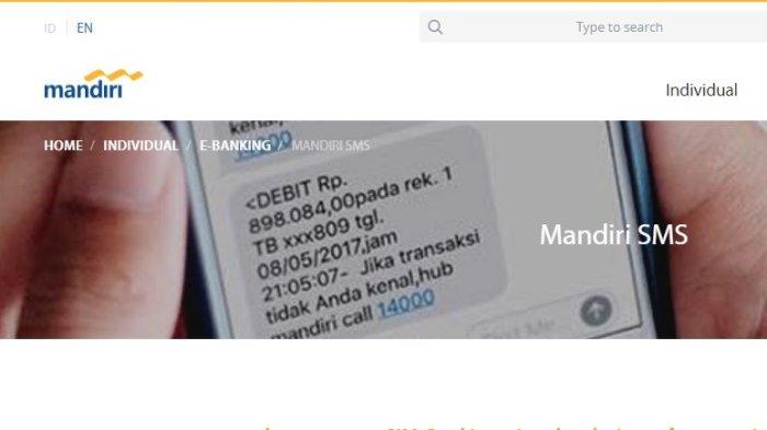 Cara Pakai SMS Banking Mandiri, Bisa Cek Mutasi Rekening, Saldo, Transfer, hingga Beli Pulsa ...