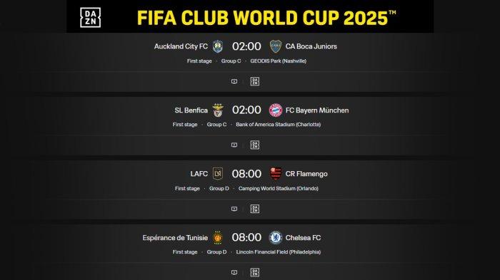Live Streaming Piala Dunia Klub 2025 Benfica vs Bayern Munchen ...