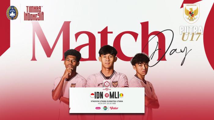 Jadwal Siaran Langsung Timnas U17 Indonesia vs Mali Live Indosiar, Nova: Jangan Takut Duel ...