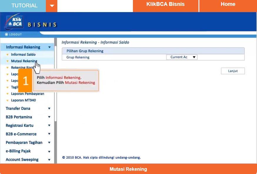 Cara Cetak Mutasi Online BCA Via KlikBCA dan BCA Mobile Beserta Hapus ...