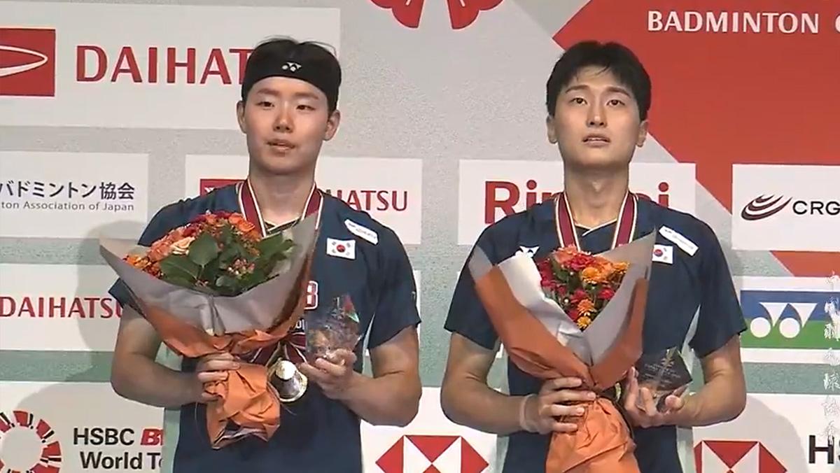Hasil Final Japan Open 2025, Kim Won-ho/Seo Seung-jae Juara Ganda Putra - Tribunbatam.id