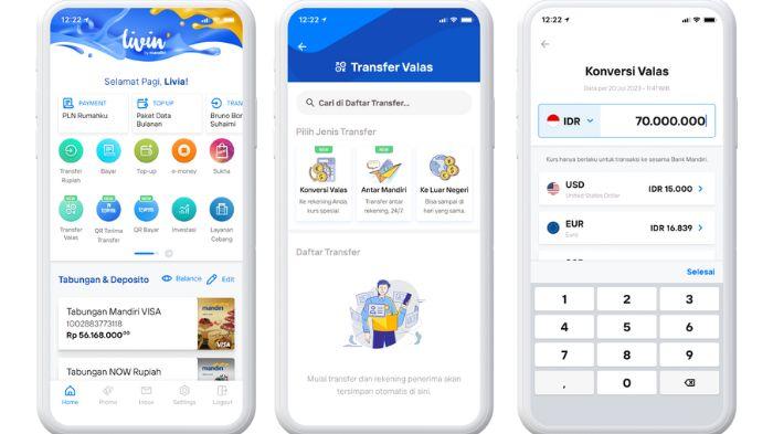Cara Transfer Valas Via Livin by Mandiri, Cek Biaya Trasaksinya ...