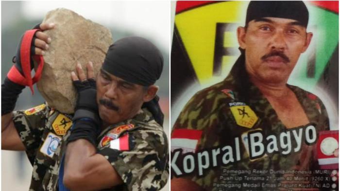 Rekam Jejak Kopral Subagyo, TNI Terkuat Wafat Hari Ini, Pernah Koprol ...
