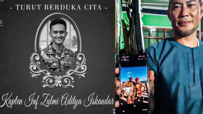 Detik-detik Kapten Inf Zulmi Aditya, Perwira TNI Gugur saat Jemput ...