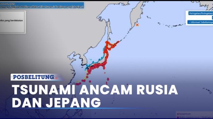 Gelombang Tsunami Tiba di Kepulauan Ogasawara Jepang Siang Ini Pasca ...