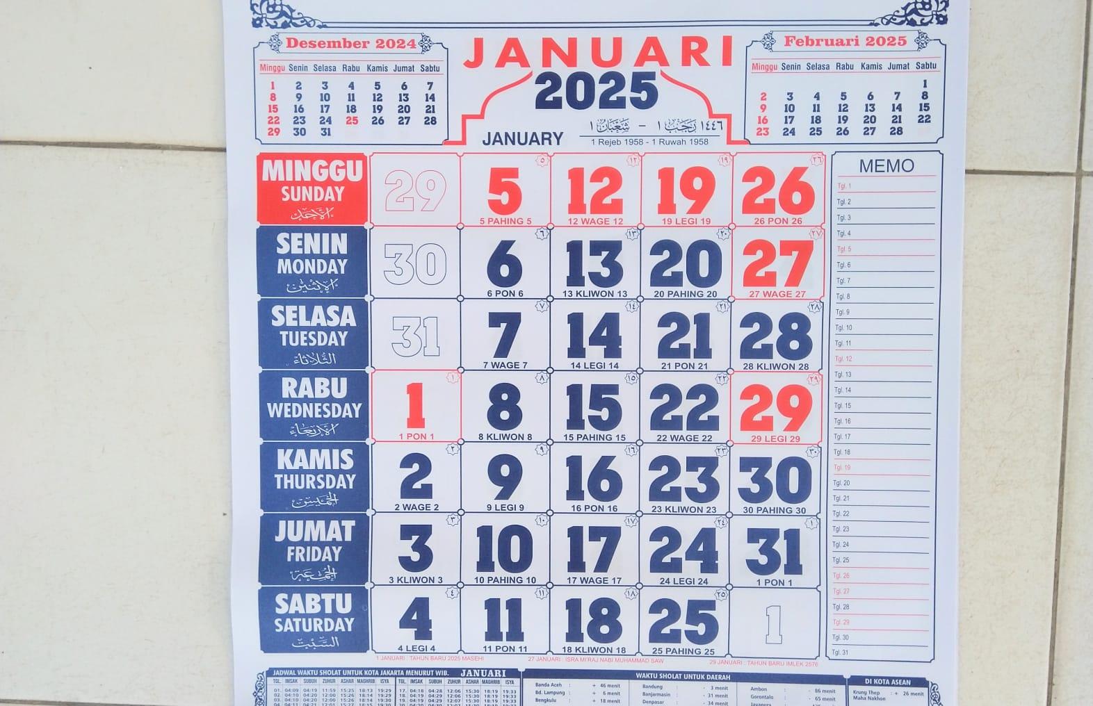 Kalender 2025 Hari Libur Nasional dan Cuti Bersama Imlek 2025 Lengkap ...