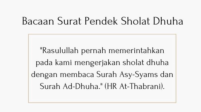 4 Surat Pendek Afdol Dibaca saat Sholat Dhuha, Sesuai Dalam kitab Al ...