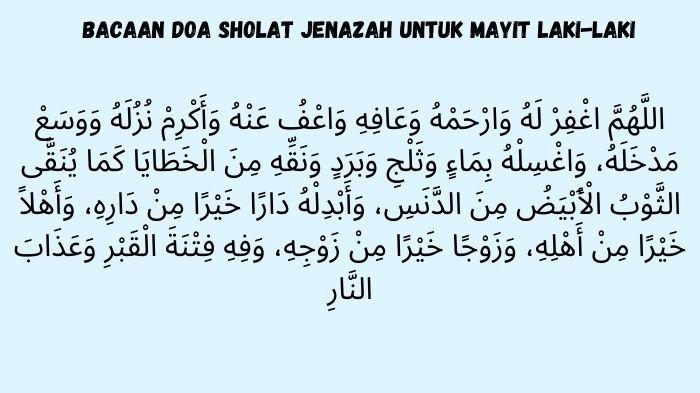 Allahummaghfirlahu Warhamhu Wa'afihi Wa'fuanhu: Bacaan Doa Sholat ...