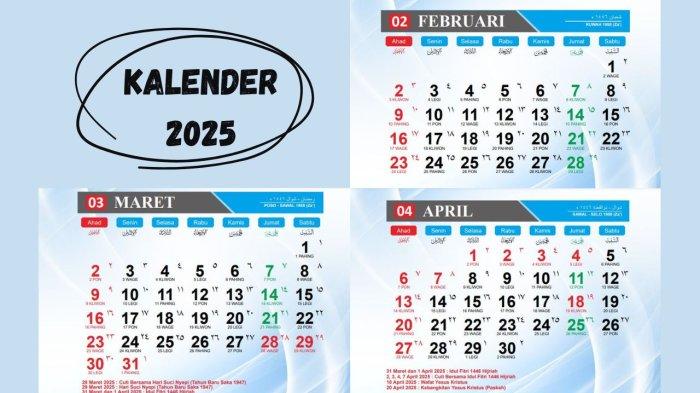 Kalender 2025 Kapan Idul Fitri 1446 Hijriah Jadwal Libur Lebaran