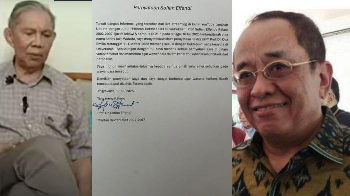 Alasan Mantan Rektor UGM Mendadak Cabut Pernyataan Soal Ijazah Jokowi, Said Didu: Ada ...