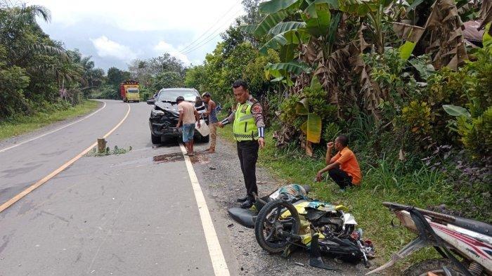 Kronologi Mobil Waka DPRD Tanjabbar Tabrak Pengendara Motor, Korban ...