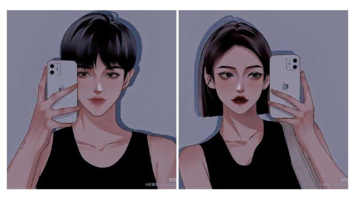 PP Couple Pacar Ber 2 Aesthetic Gelap dan Berwarna, Download dan ...