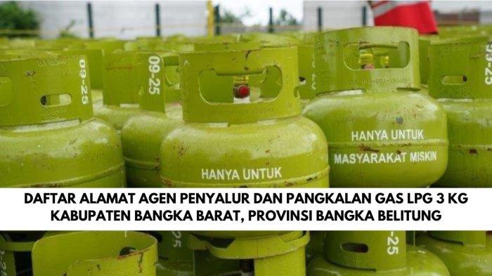 Daftar Alamat Pangkalan Gas LPG 3 Kg Kabupaten Bangka Barat, Provinsi ...
