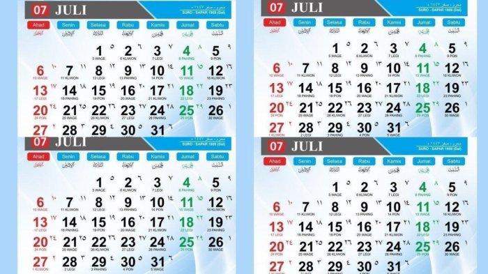 Apa Hari Libur Pada Bulan Juli 2025? Cek Kalender 2025, Lengkap Tanggal ...
