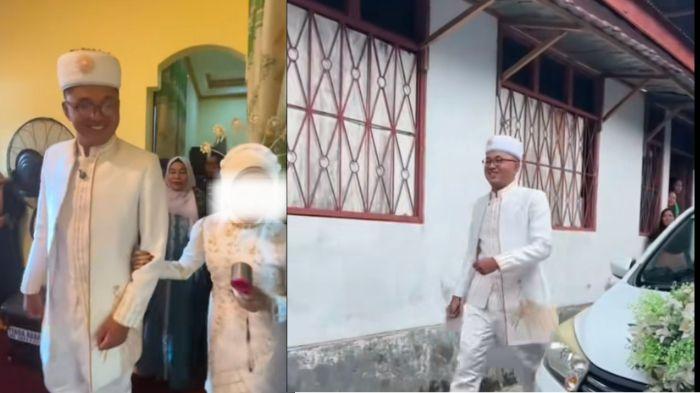 Bak Psikopat, Momen Hanafi Senyum Bahagia di Pelaminan Usai Habisi ...