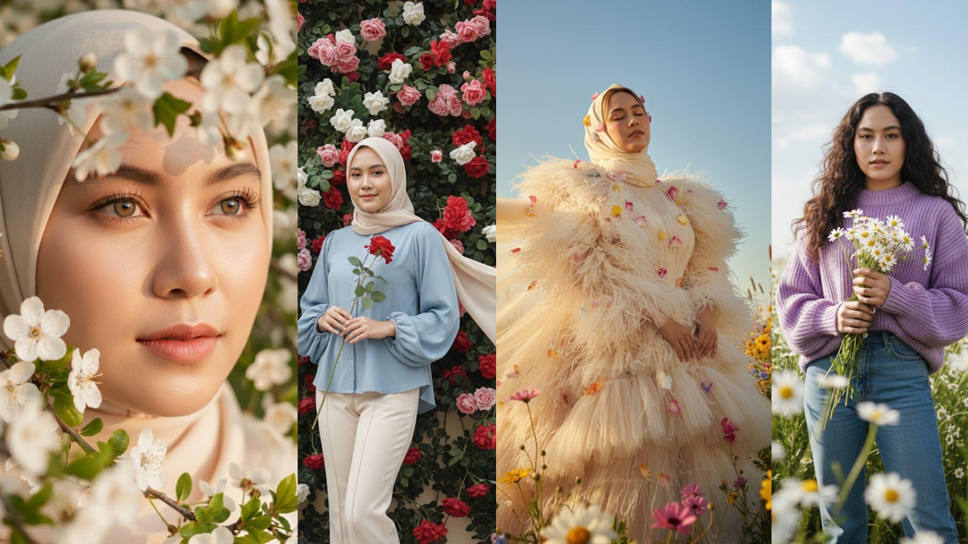 Prompt Gemini AI Cara Buat Foto di Taman Bunga Estetik, Hanya Modal ...