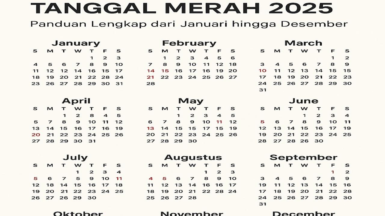 Kalender 2025: Daftar Libur Nasional & Cuti Bersama Sepanjang Tahun ...
