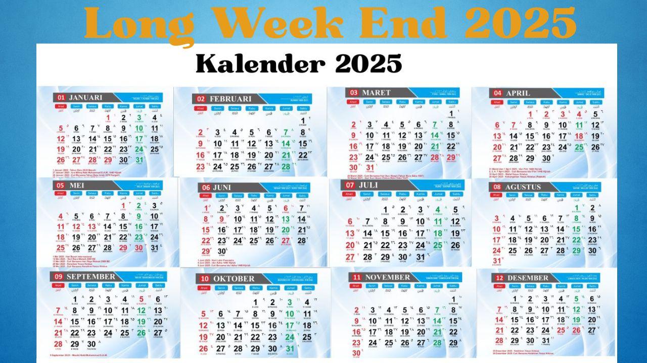 Kalender 2025 : Jadwal Long Weekend April 2025, Ini Daftar Libur ...