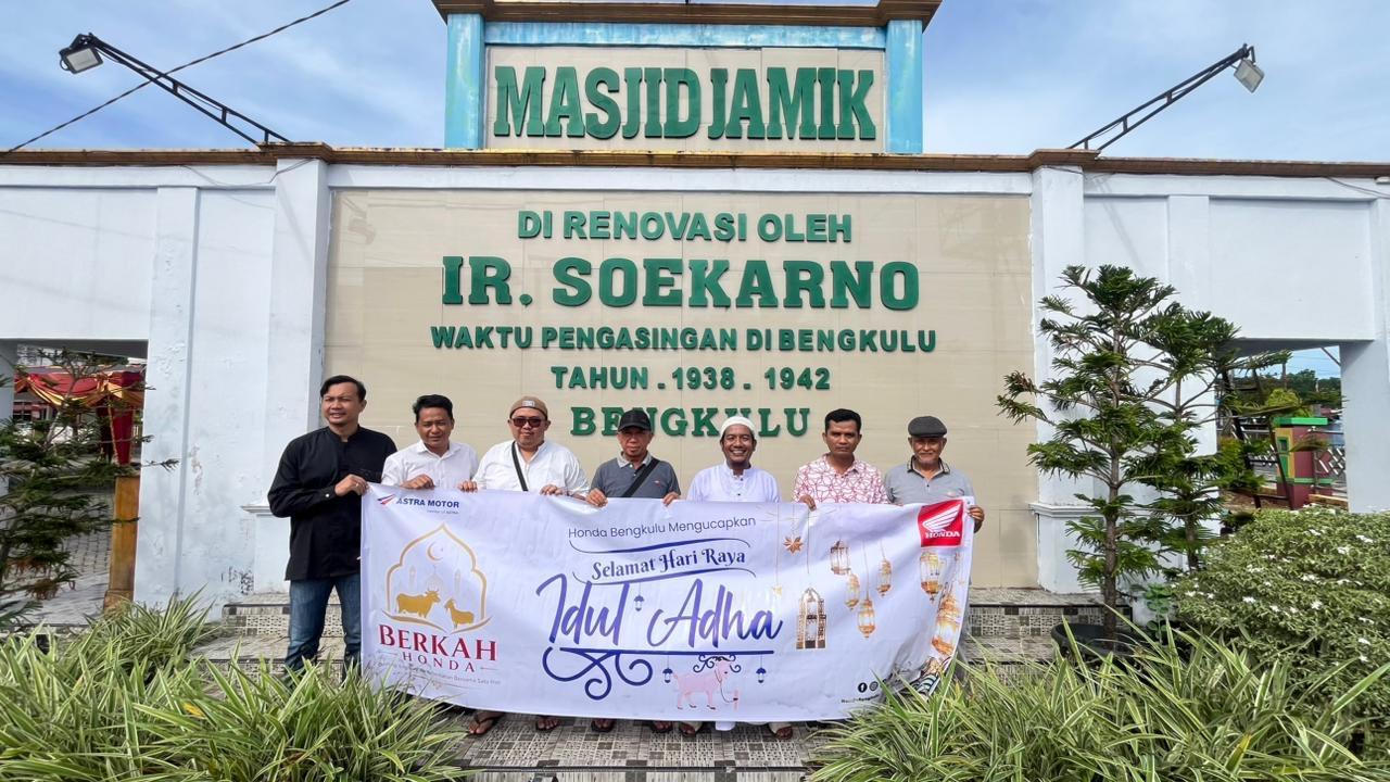 Masjid Jamik Kota Bengkulu Terima Sedekah Hewan Kurban dari Jaringan ...