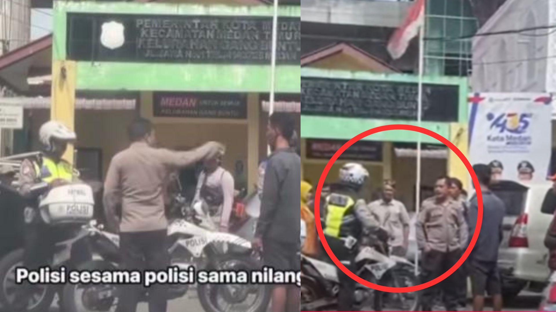 Heboh! Polisi Tilang Polisi di Medan, Cekcok di Jalanan Jadi Tontonan ...